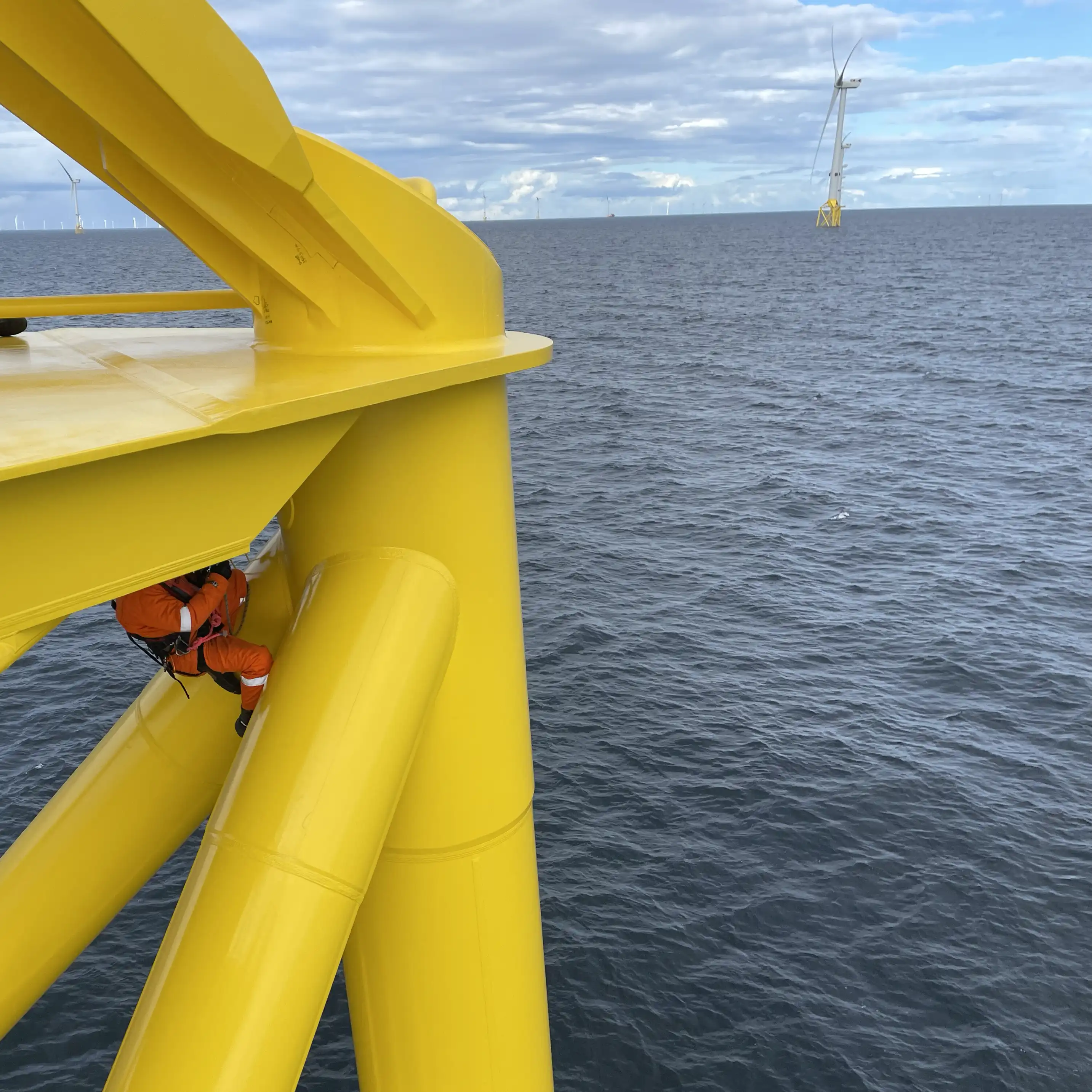 Drone Jacket & Monopile Inspection UK | Offshore Wind Structure Surveys